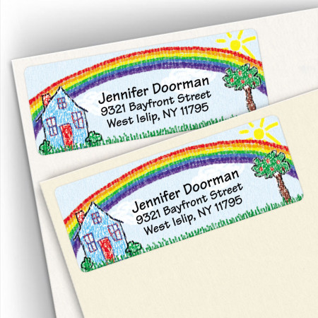 Crayon House Address Labels