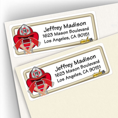 Firefighter Address Labels