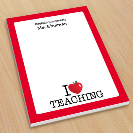 I Heart Teaching Small Note Pads