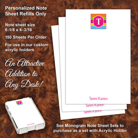 Monogram 17 Note Sheet Refill