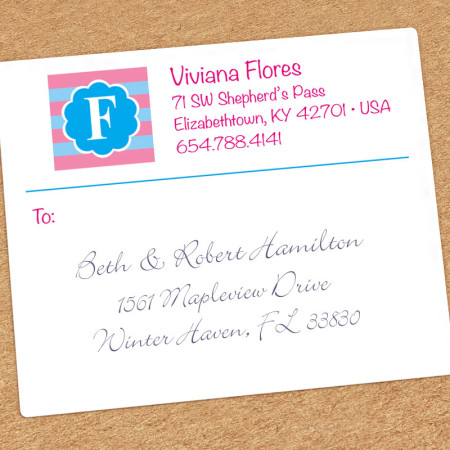 Monogram Shipping Labels 6