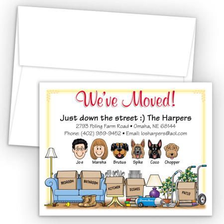 Moving Boxes Moving Cards & Announcements