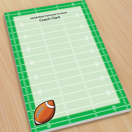 Sports Football Large Note Pads