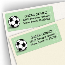 artistic sports address labels, return address labels
