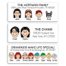 Family Address Labels, Return Address Labels