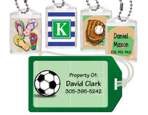 Personalized Camp Labels & Bag Tags